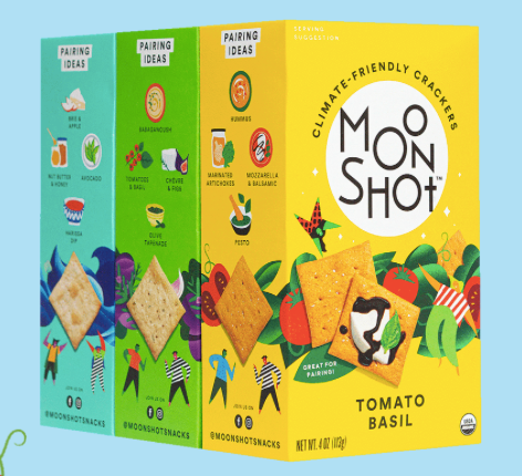 Moon Shot Crackers, 4oz | Riverdel, The Original Vegan Cheese Monger