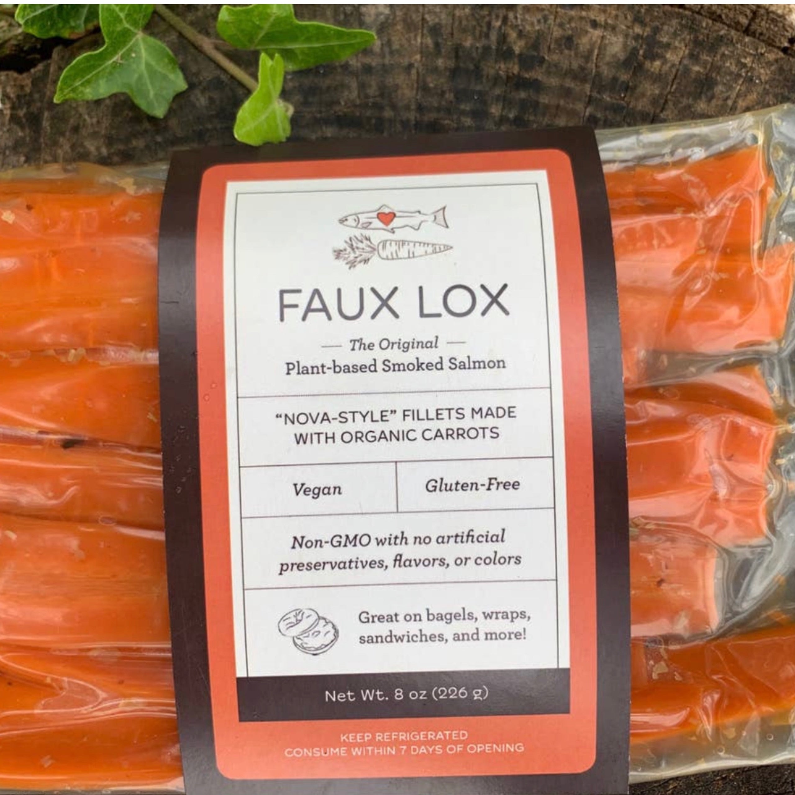 Organic Faux Lox | Riverdel, The Original Vegan Cheese Monger