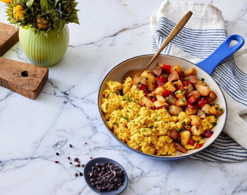 Hodo- All Day Egg Scramble 8oz | Riverdel, The Original Vegan Cheese Monger